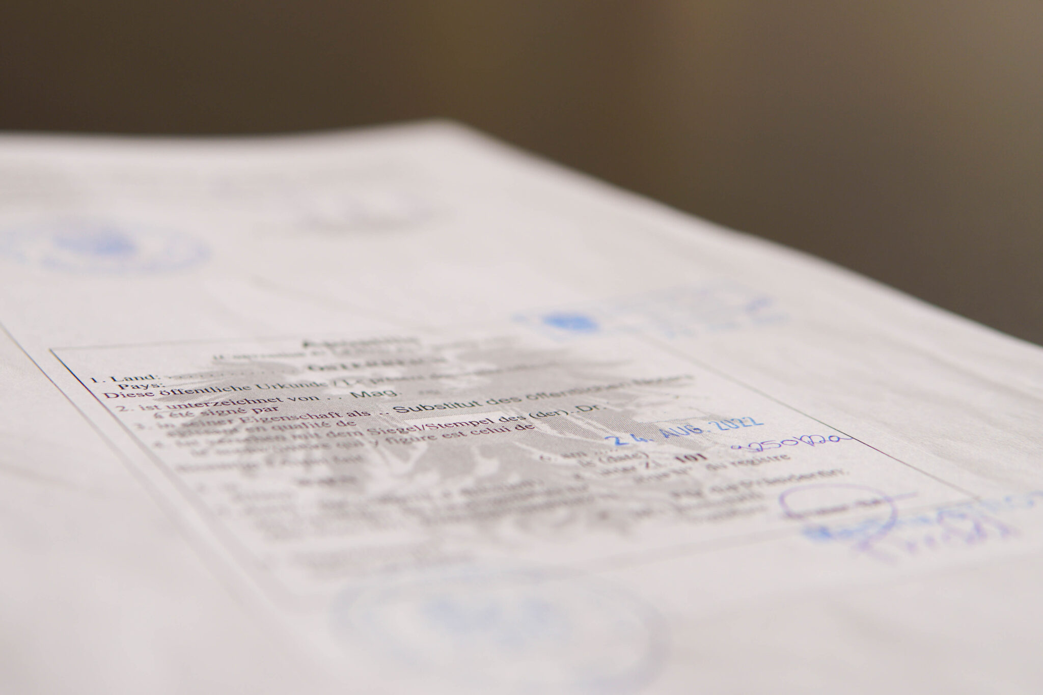 Apostille - notarity